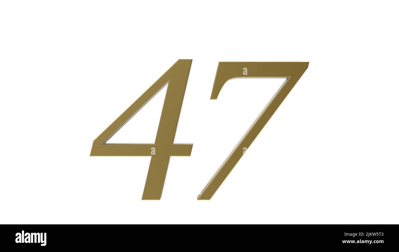 Number 47 Cut Out Stock Images & Pictures - Alamy