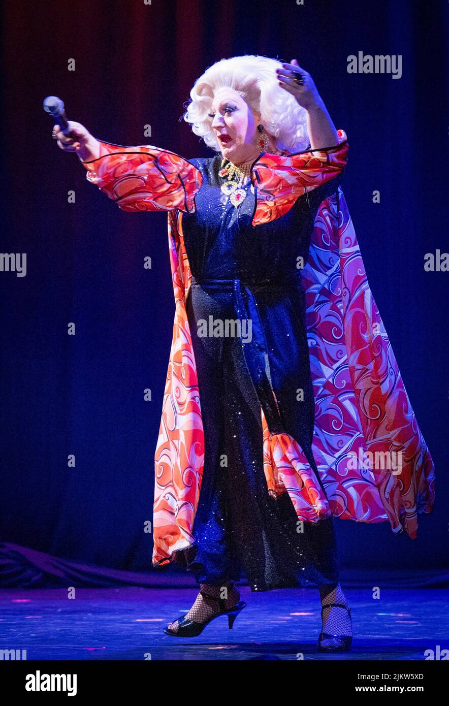 Myra Dubois performs during the launch of Underbelly at the Edinburgh ...