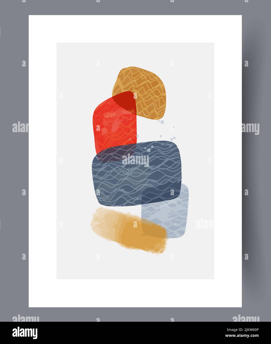 Printable wall art vector poster set vector Stock Vector Image & Art ...