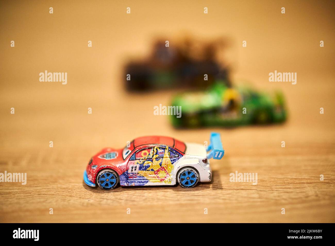 The Ice Racer Mattel brand toy car from the Disney Pixar Cars movie on ...