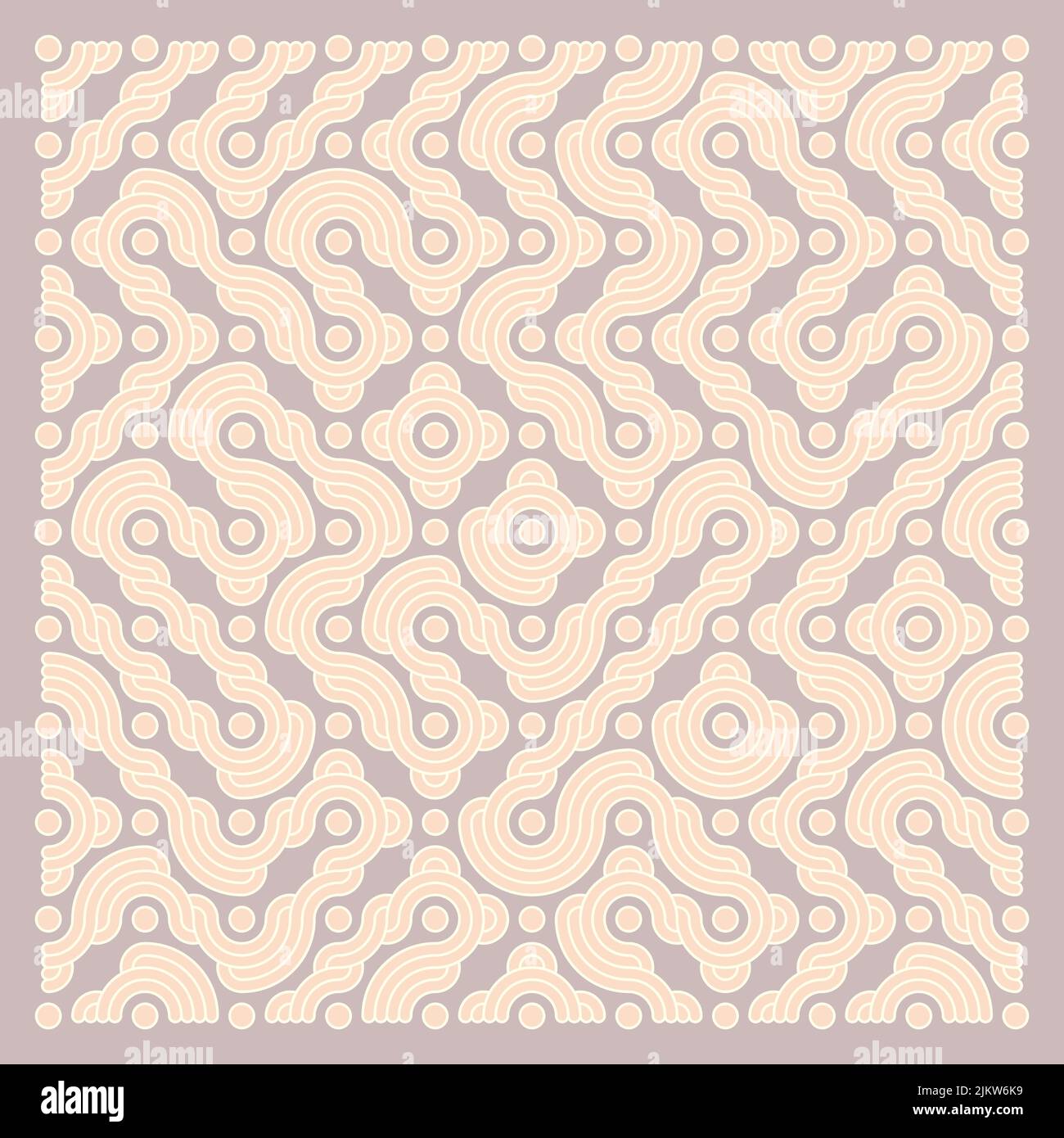 Random color rounded truchet tiling illustration Stock Vector Image ...