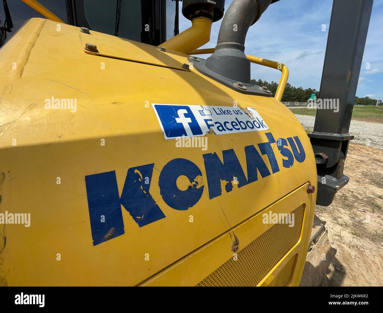 Komatsu digger hi-res stock photography and images - Alamy