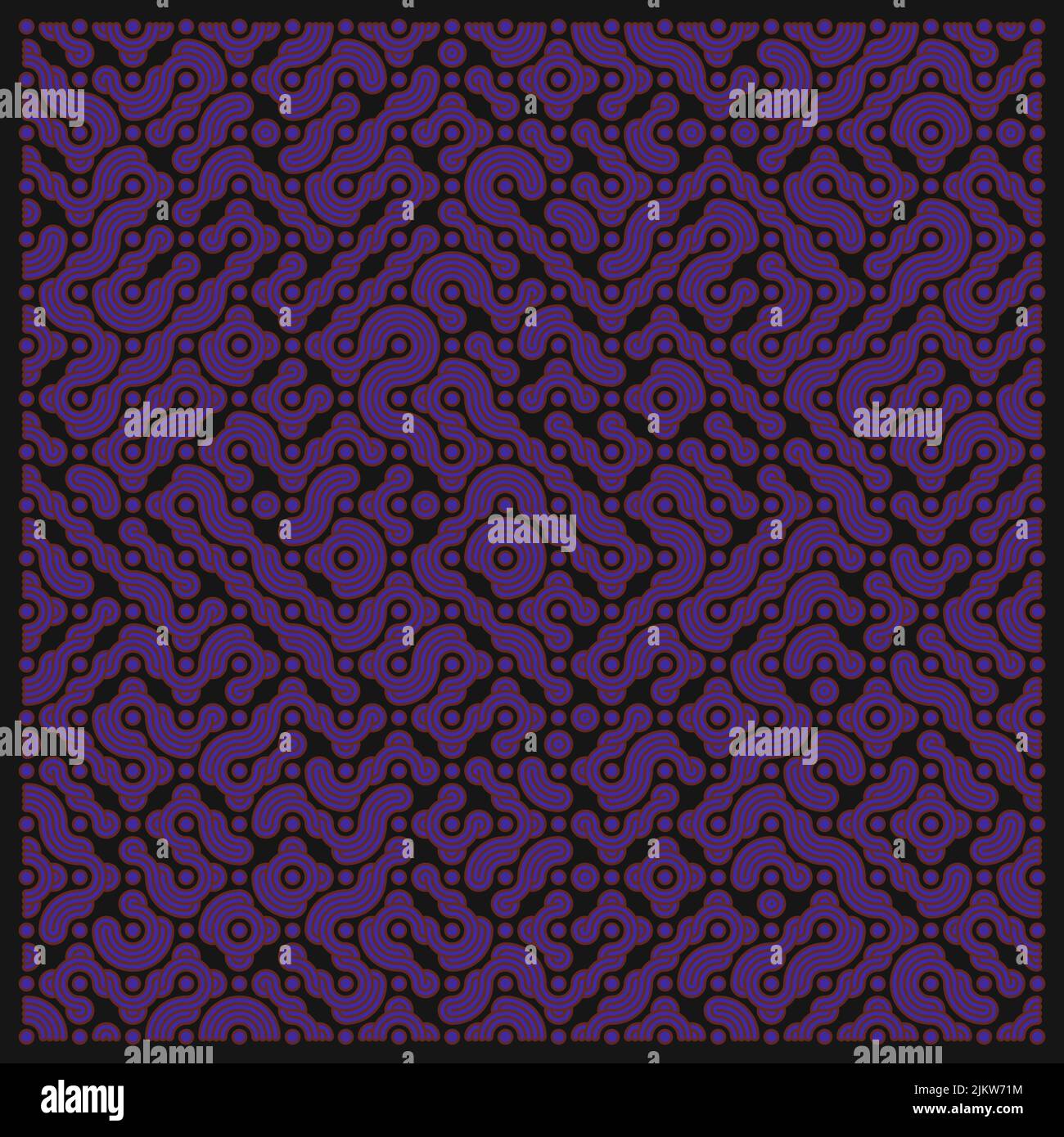 Random color rounded truchet tiling illustration Stock Vector Image ...