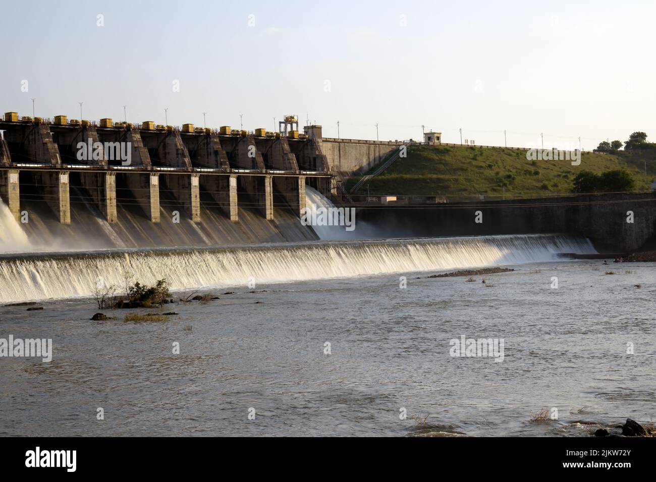Massive Waghur Dam infrastructure Jalgaon Maharasthra India waghur ...