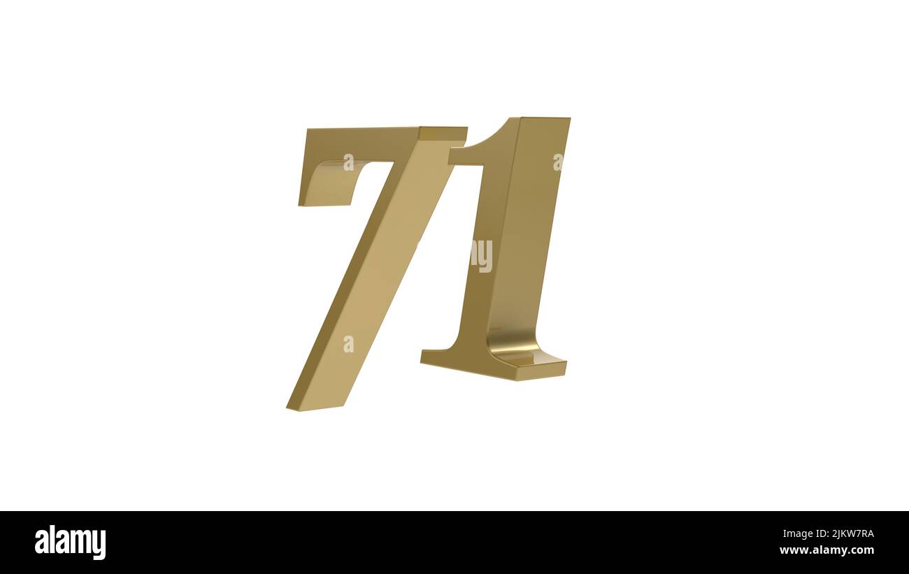 71 number illustration hi-res stock photography and images - Alamy