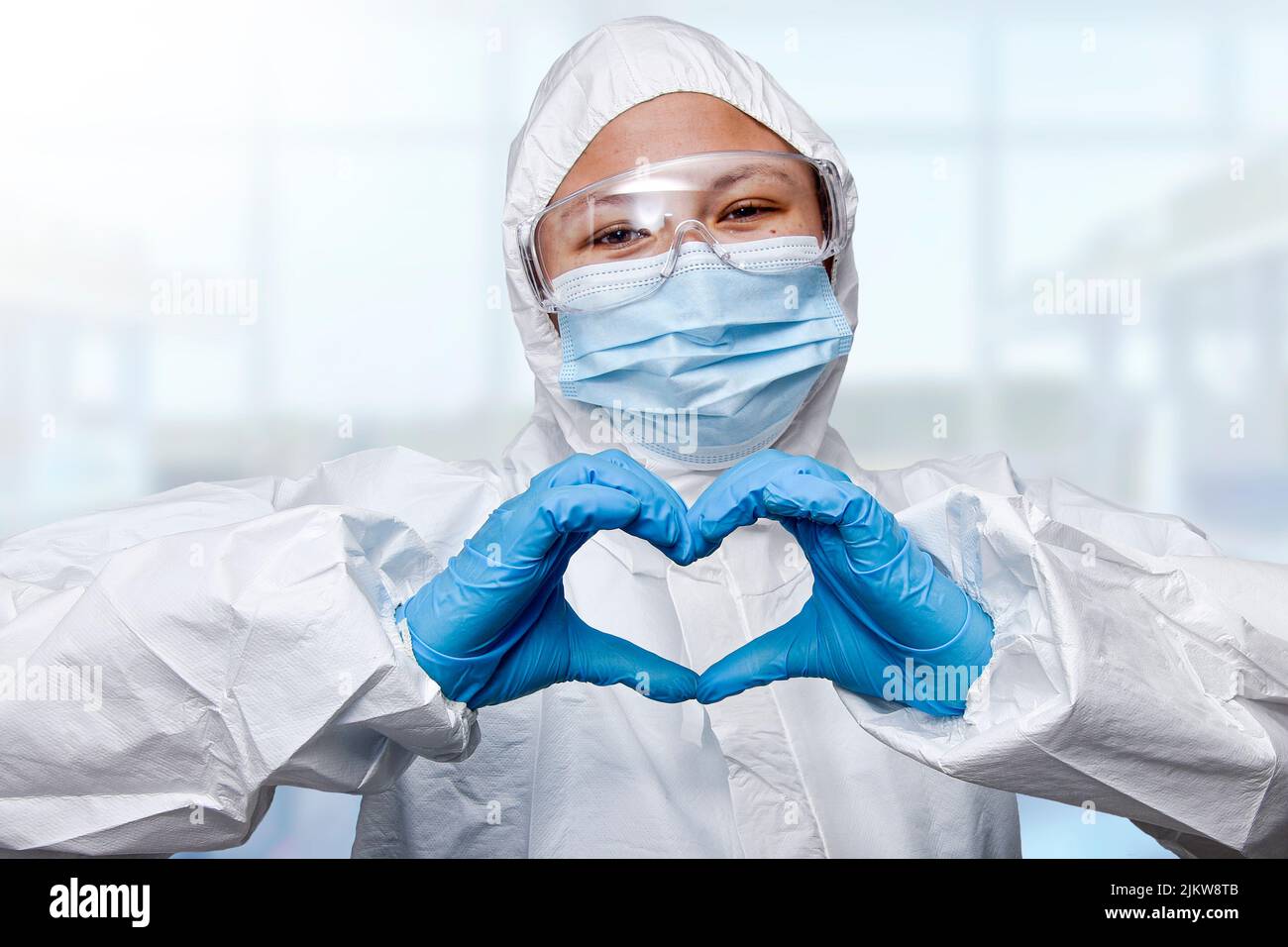 Caucasian woman making research wearing hi-res stock photography and ...