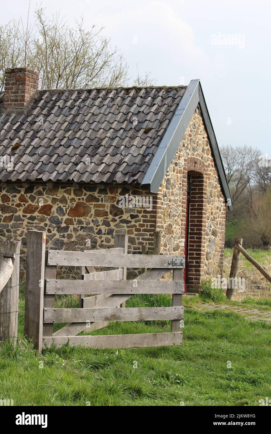 The exterior of a house in a countryside area Stock Photo - Alamy