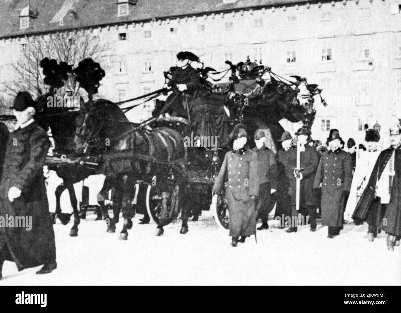 1916 , 30 november , Wien , Austria : The funeral ceremony of ...