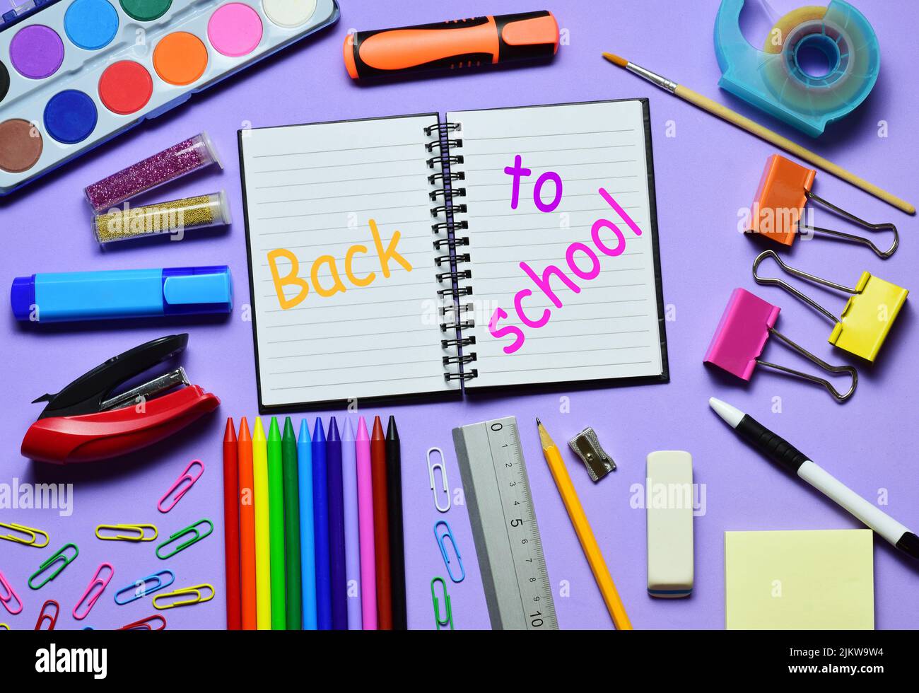 A Back to school, varied material. It helps and encourages education ...