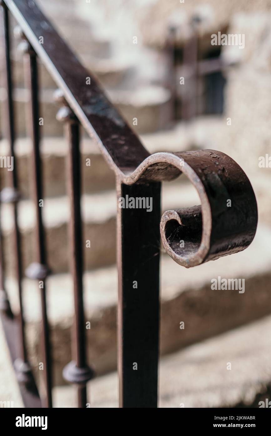 Metal staircase railing hi-res stock photography and images - Alamy