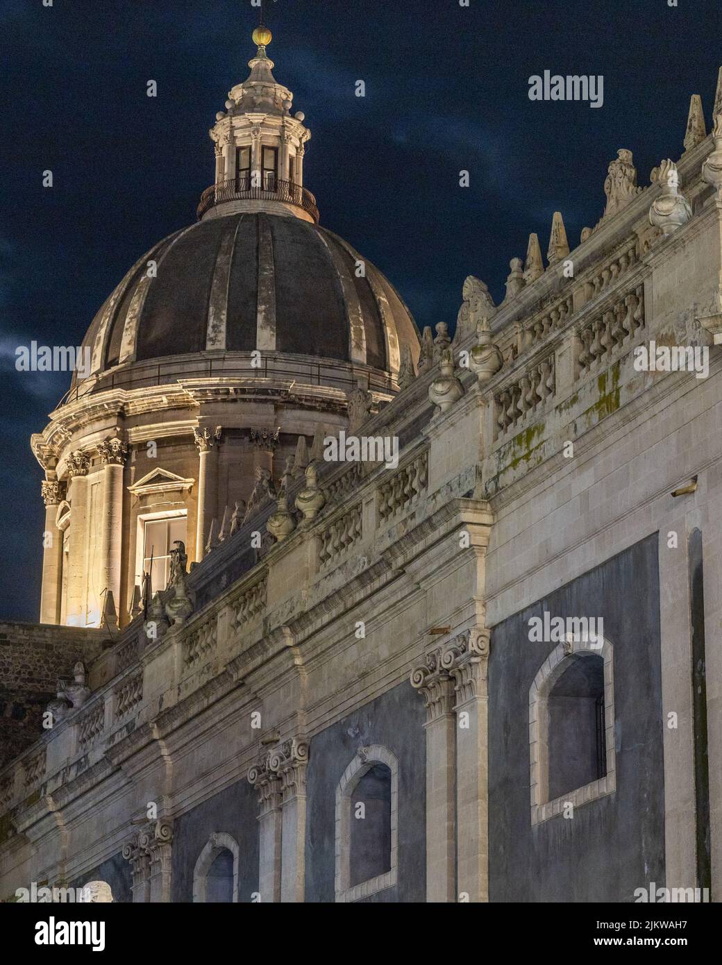 Dome facade cathedral catania hi-res stock photography and images - Alamy