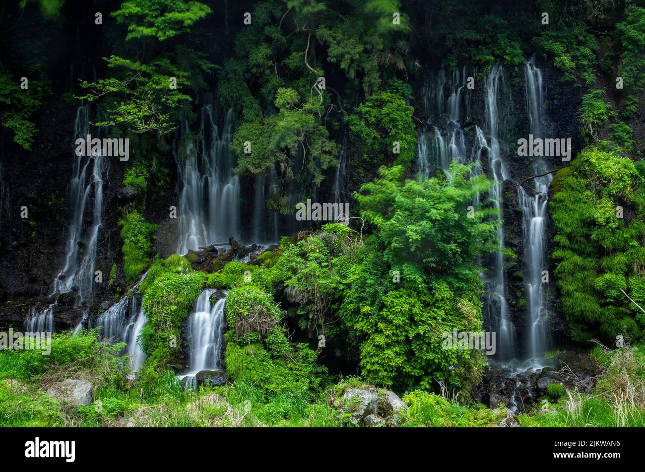 Beautiful shot waterfalls green hi-res stock photography and images - Alamy