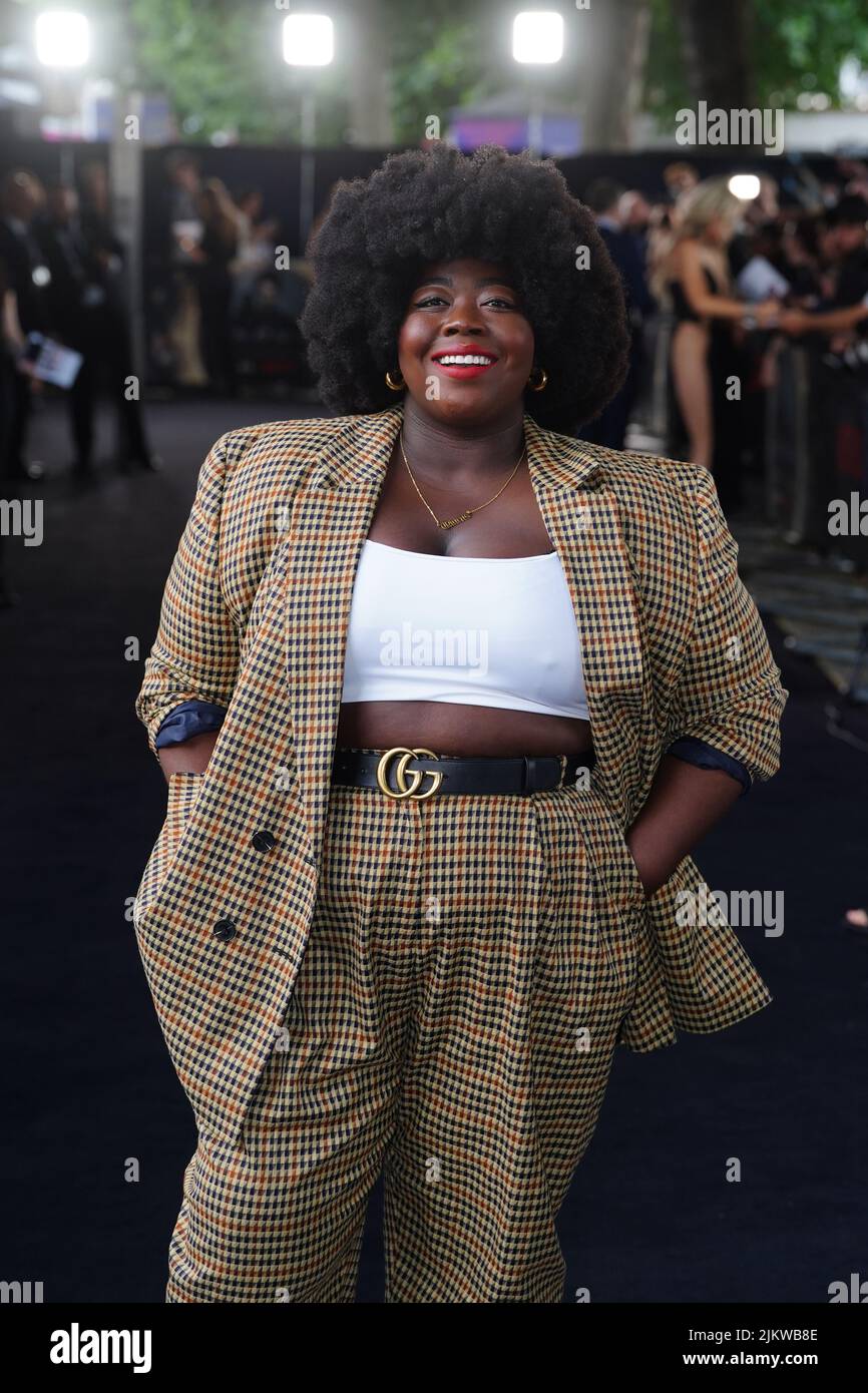 Stephanie Yeboah arrives for the world premiere of The Sandman BFI ...