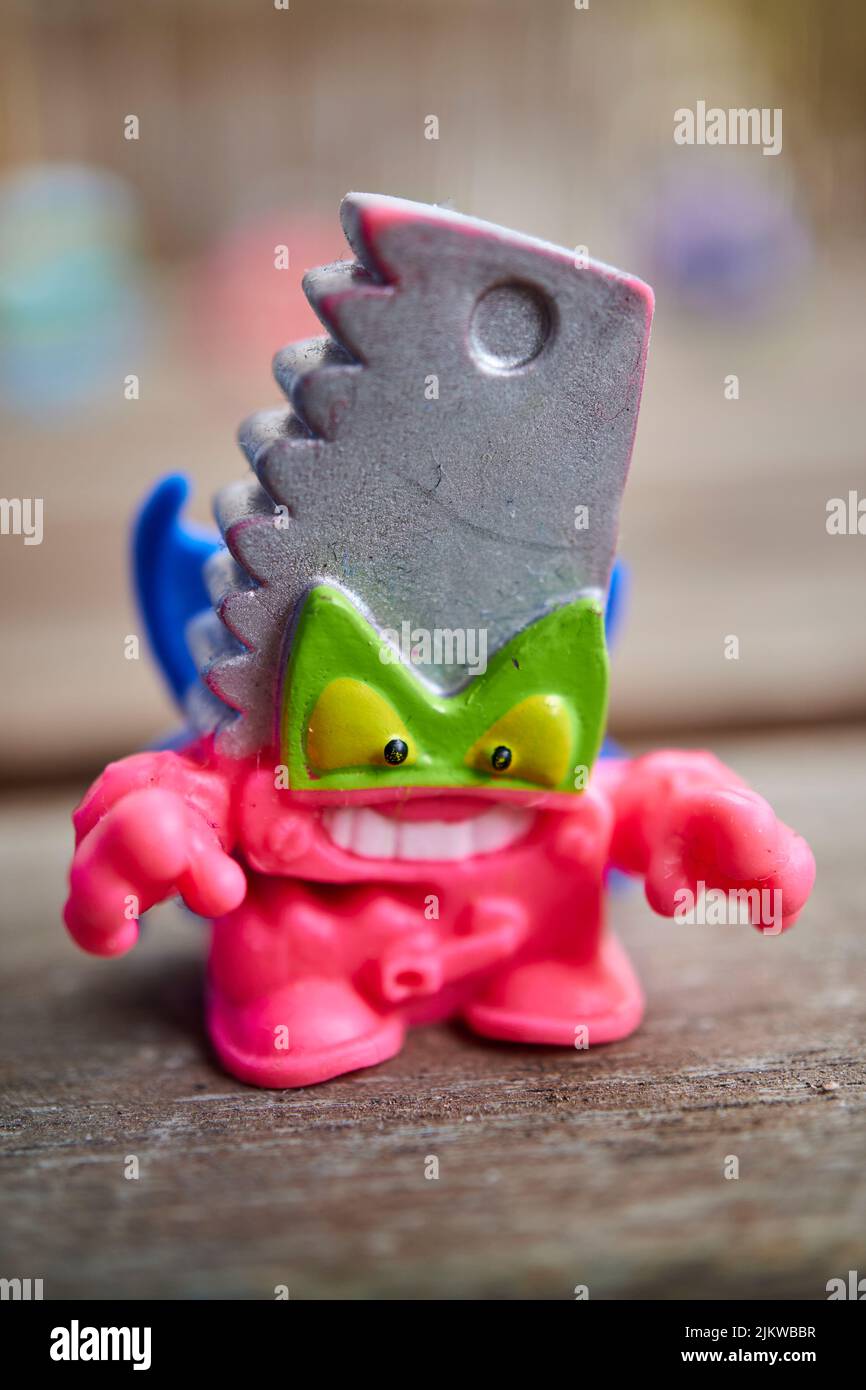 A Magic Box brand Super Thing Bud Sawler toy figurine from the villain ...
