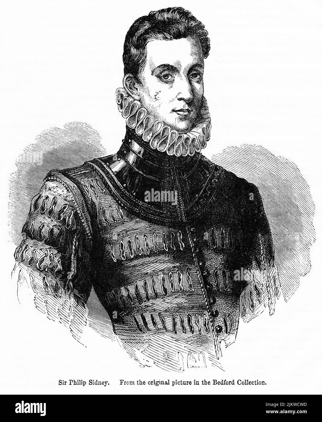 Sir Philip Sidney, Illustration from the Book, "John Cassel’s ...