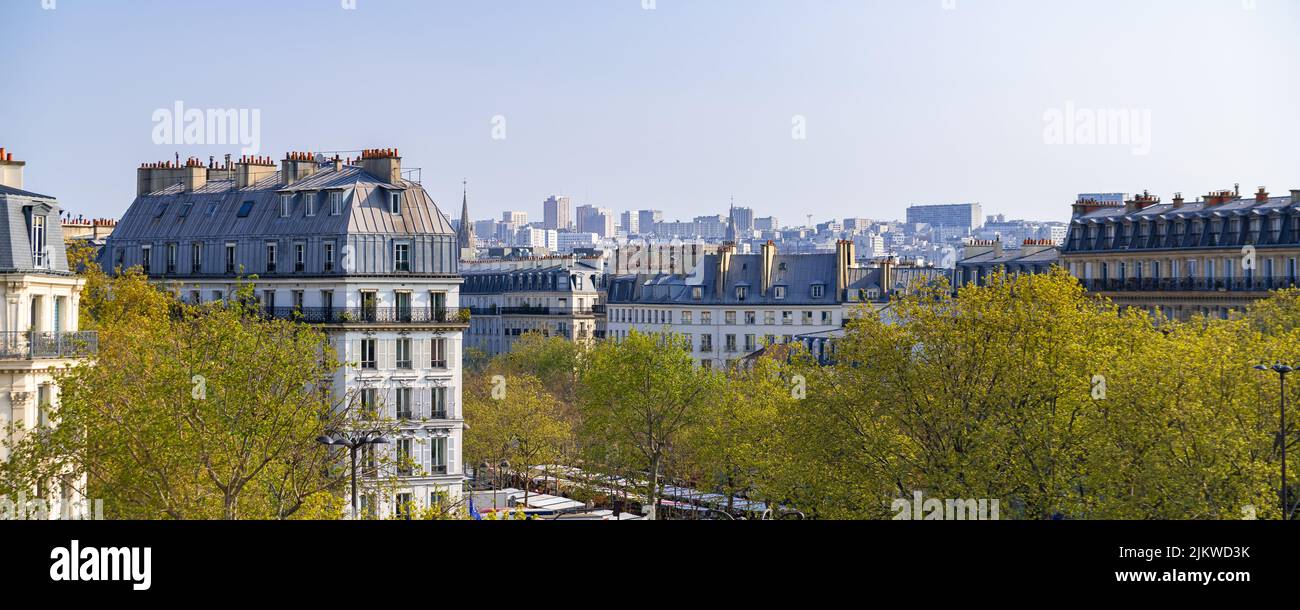 Paris, beautiful building, place de la Bastille Stock Photo - Alamy