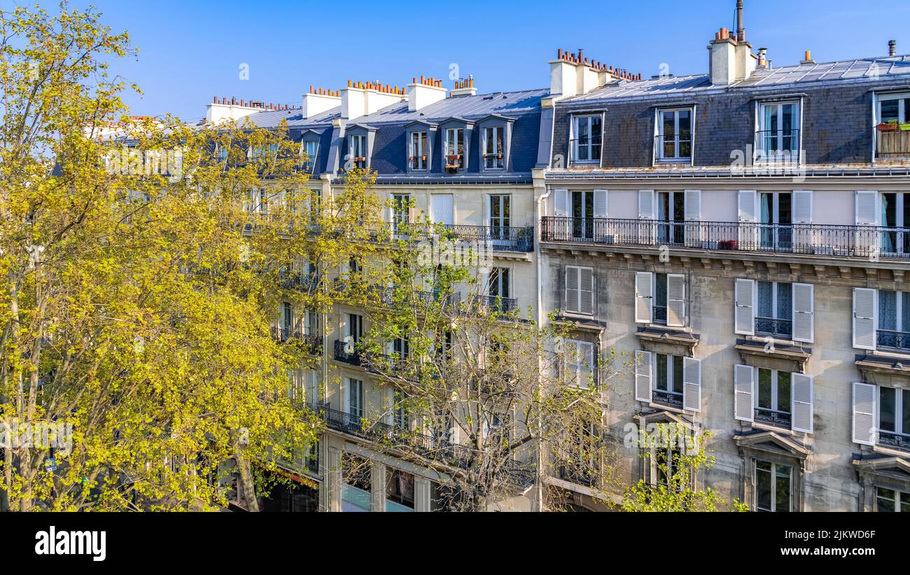 Paris, beautiful building, place de la Bastille Stock Photo - Alamy