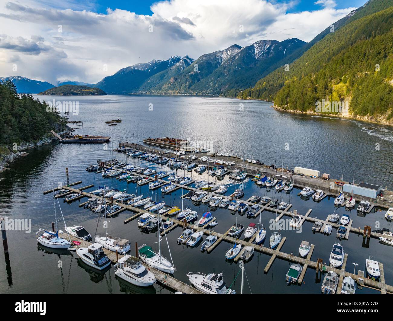 Aerial of vancouver harbor hi-res stock photography and images - Alamy