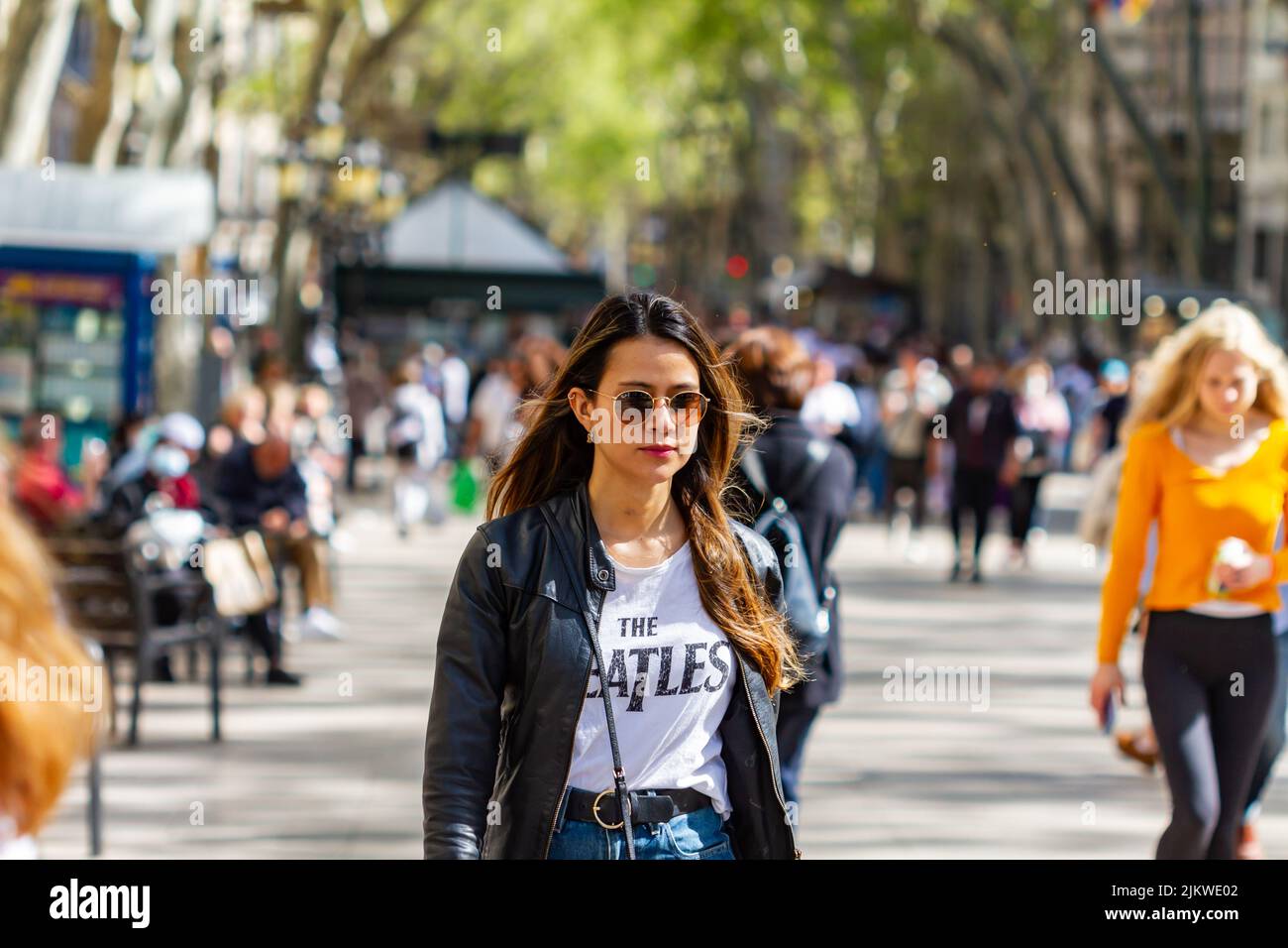 Catalunya tourism monument young people hi-res stock photography and ...