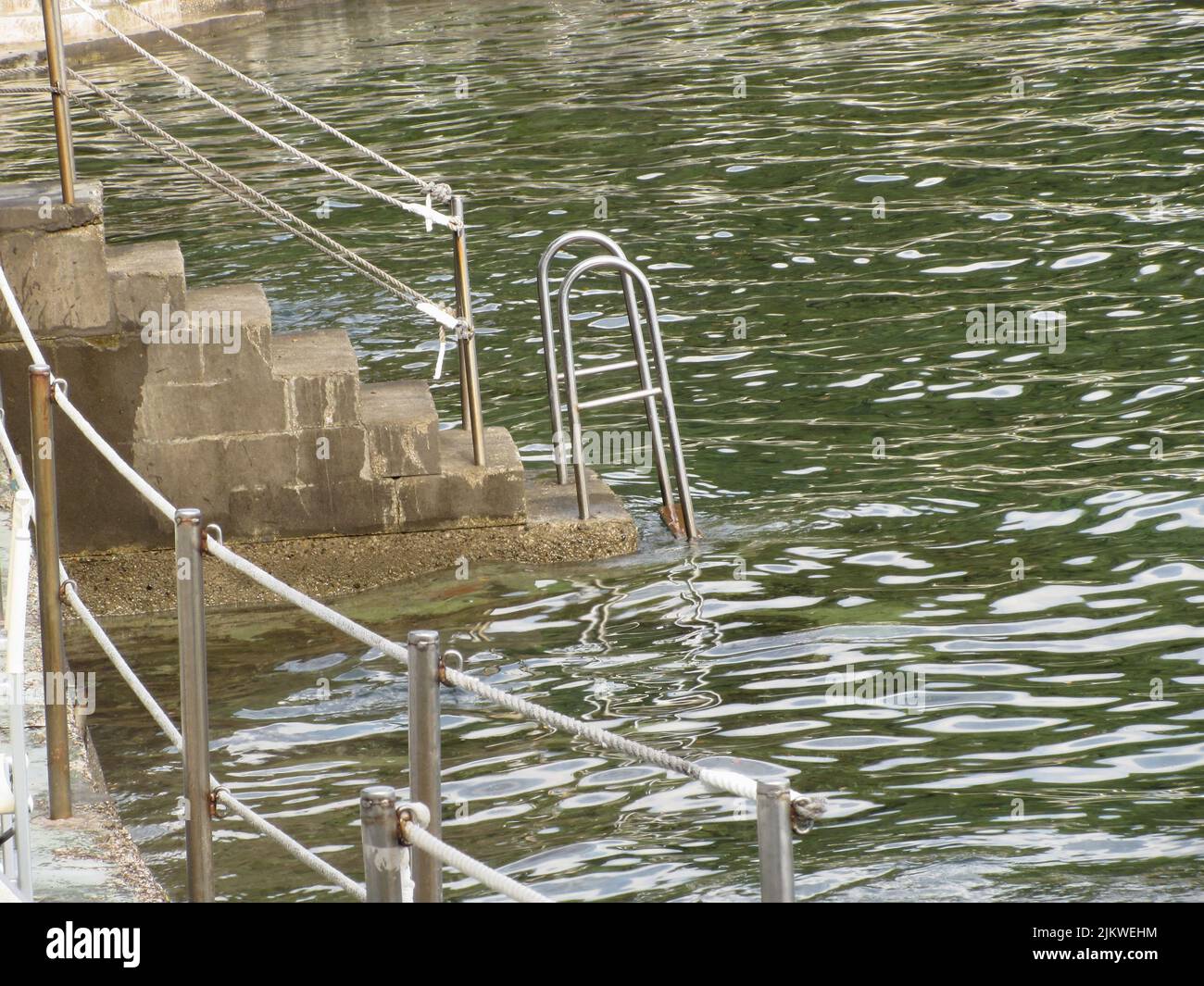 Ladder into sea hi-res stock photography and images - Alamy