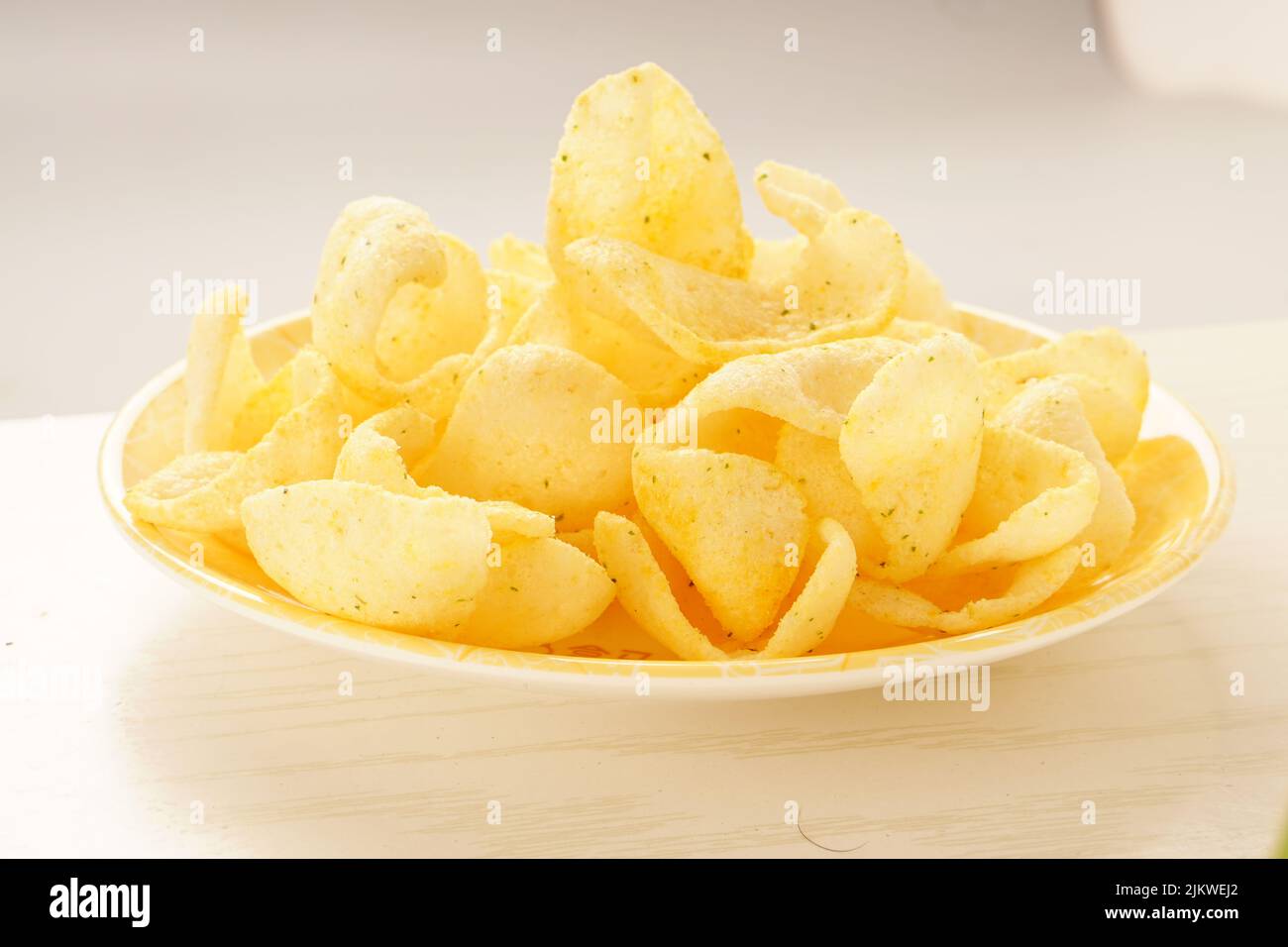 Closeup delicious chips on hi-res stock photography and images - Alamy