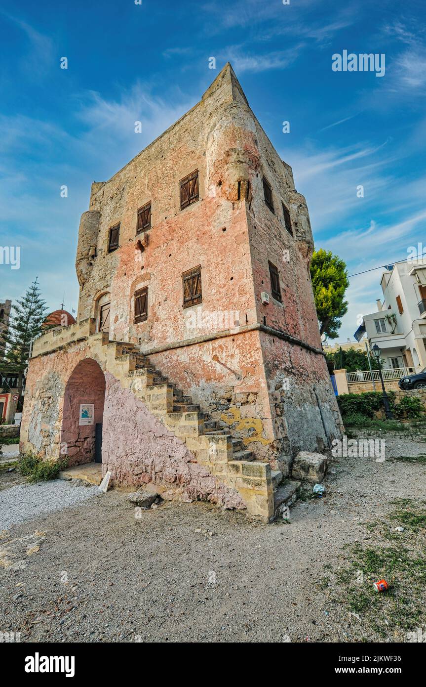 Markelos castle in Aegina Stock Photo - Alamy