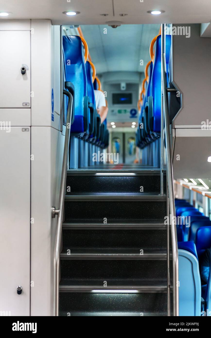 Italian train seats hi-res stock photography and images - Alamy