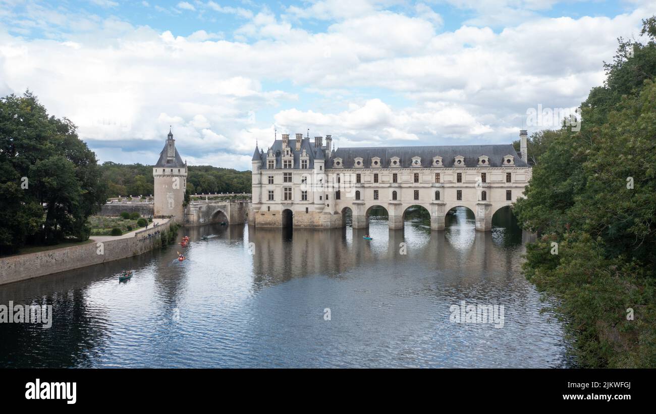 A beautiful shot of the Chateau de Chenonceau in France Stock Photo - Alamy