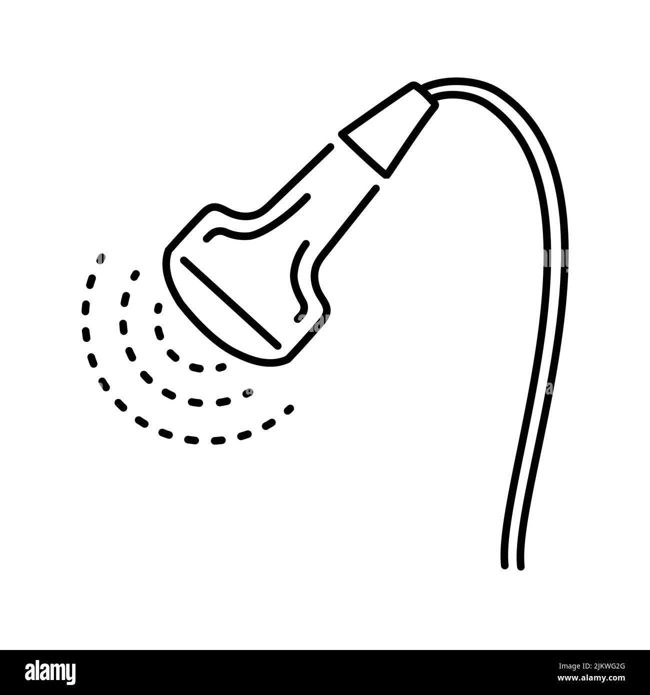 Ultrasound device color line illustration Stock Vector Image & Art - Alamy