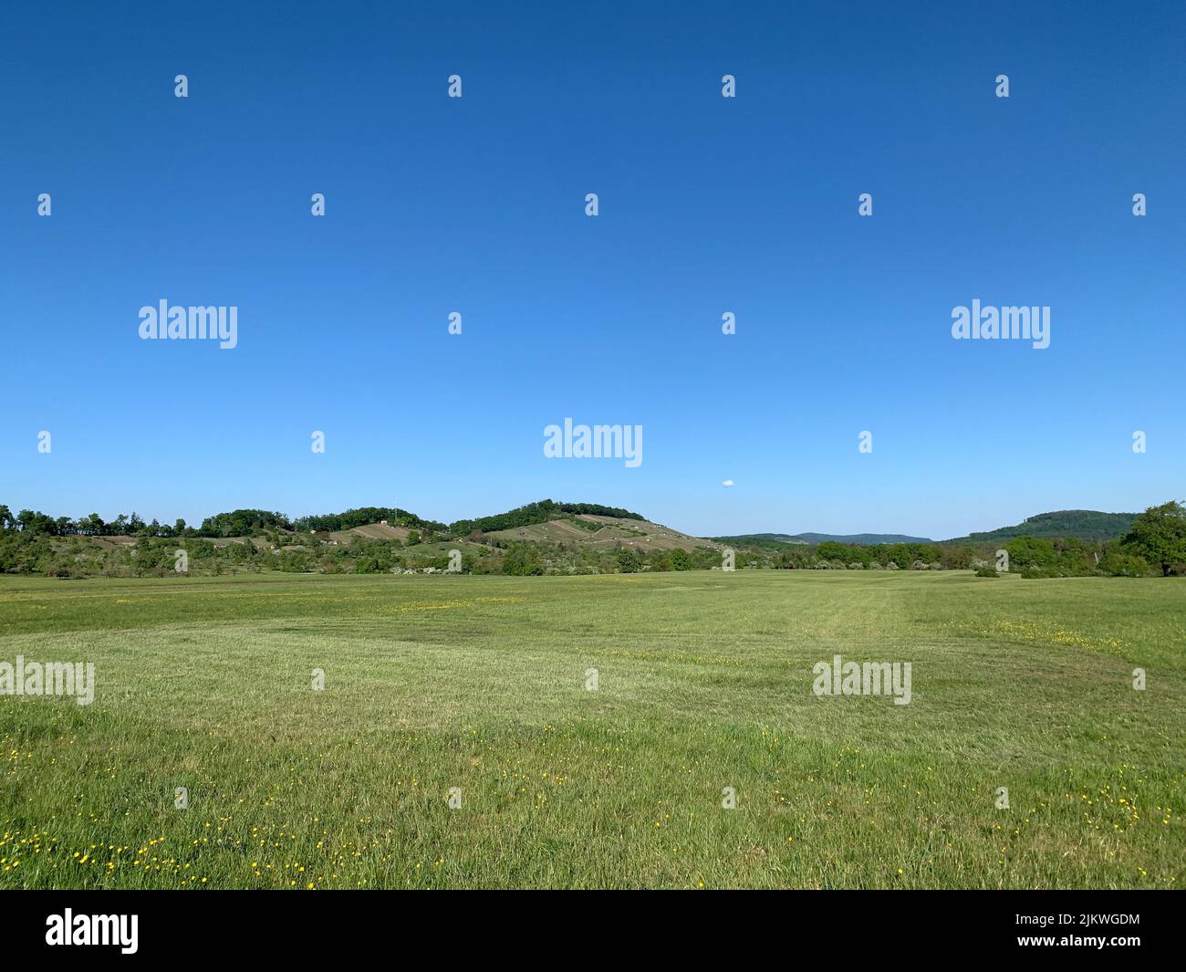 An aerial view of a field in Germany Stock Photo - Alamy