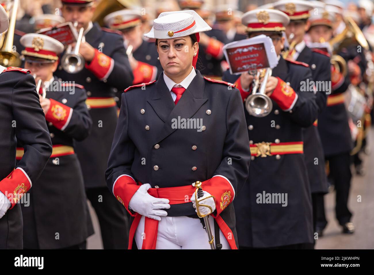PROCESSION OF THE CHRIST OF THE CHILDREN FOR THE FIRST TIME IN MADRID ...