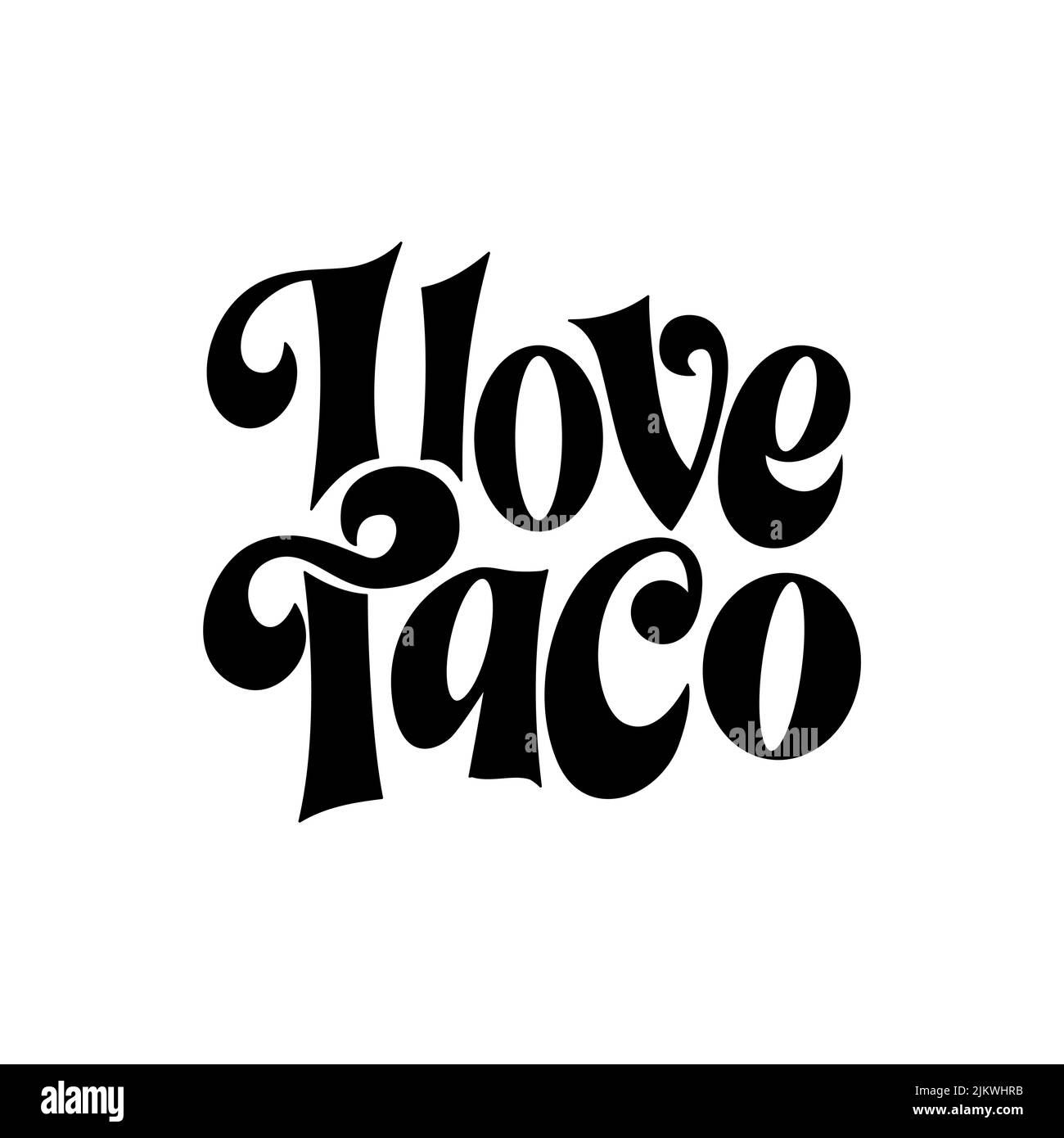 Food taco quote design in typography banner, card template. Mexico ...