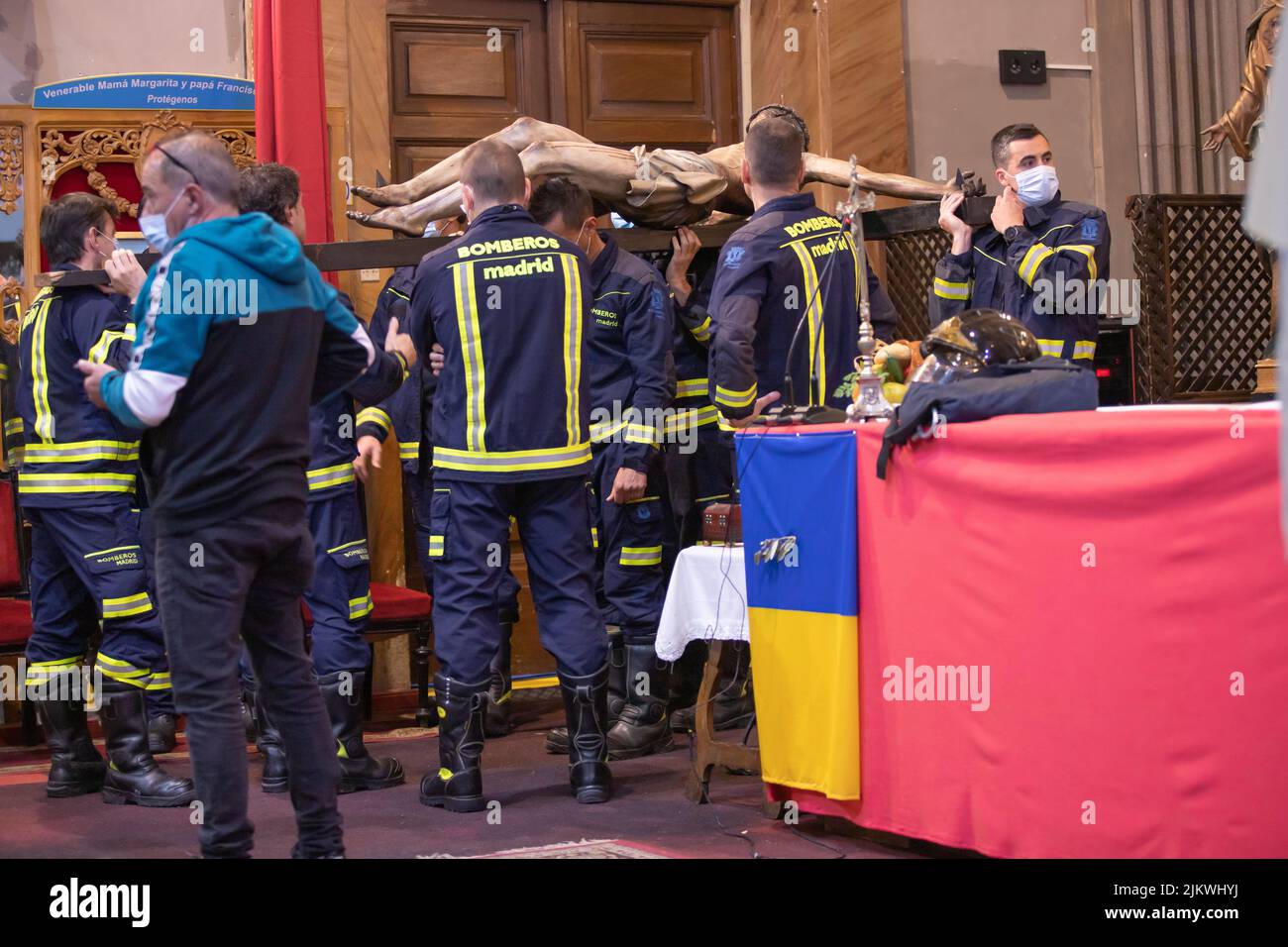 PROCESSION OF THE CHRIST OF THE CHILDREN FOR THE FIRST TIME IN MADRID ...
