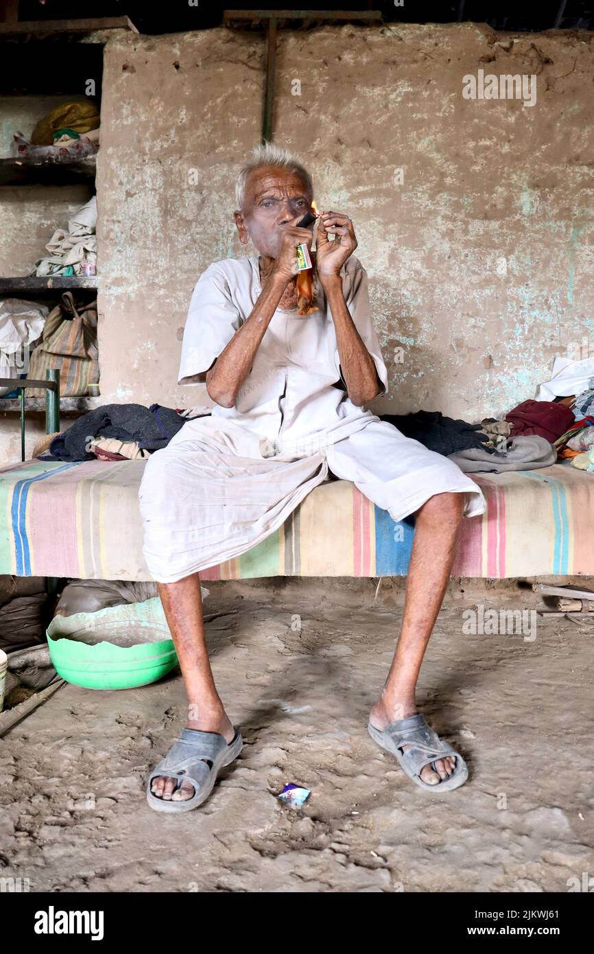 Davangere, Karnataka, India - January 29, 2021: A selective focus of an ...