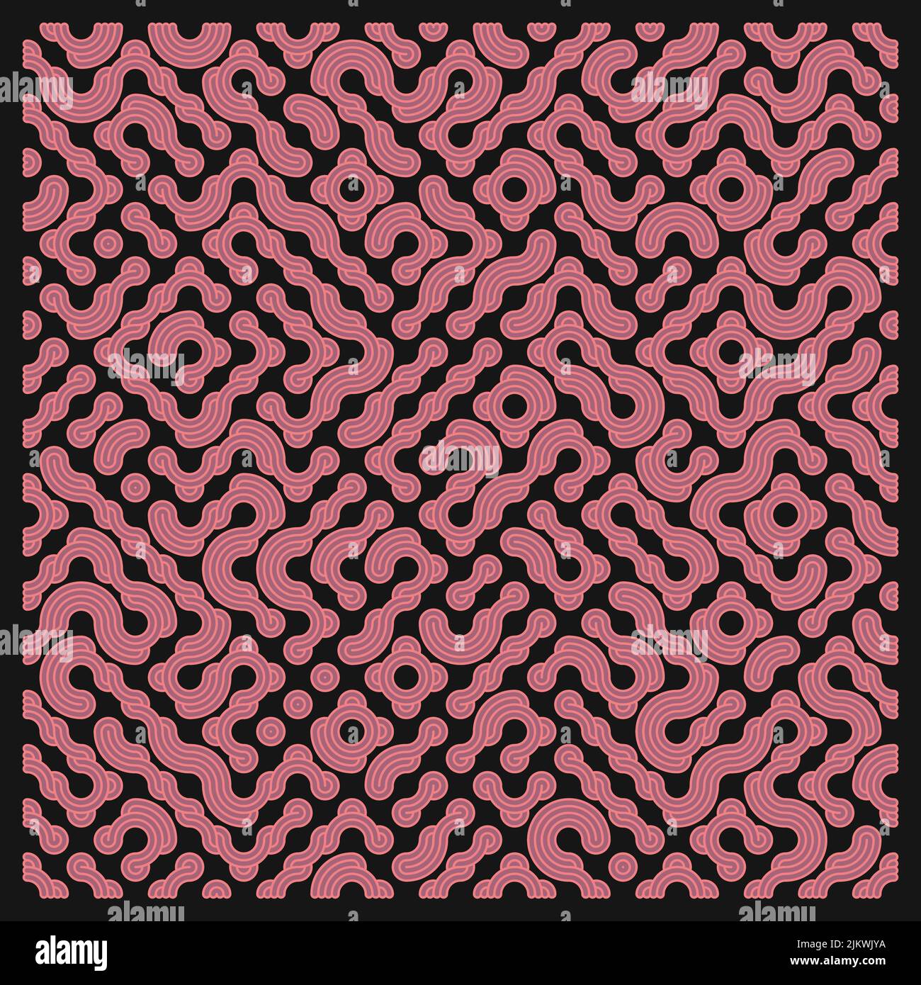 Random color rounded truchet tiling illustration Stock Vector Image & Art - Alamy