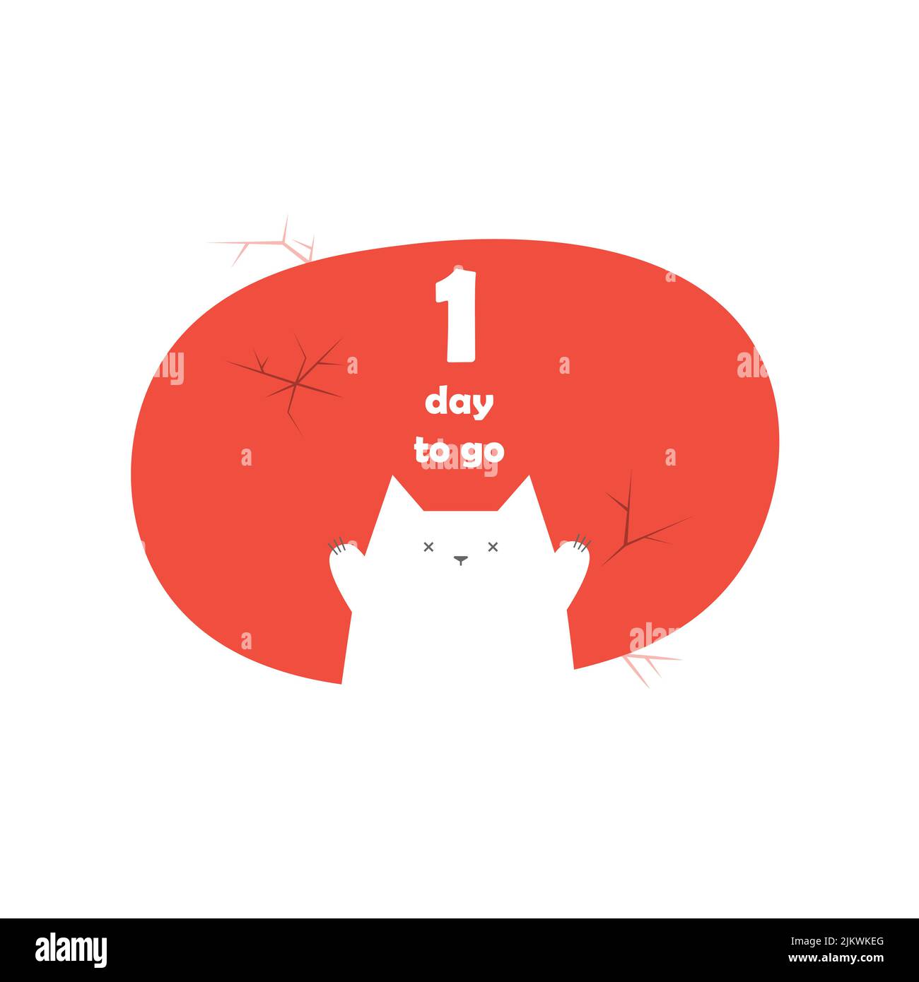 1 day Left Badges and Stickers. Number of day left Stock Vector Image ...
