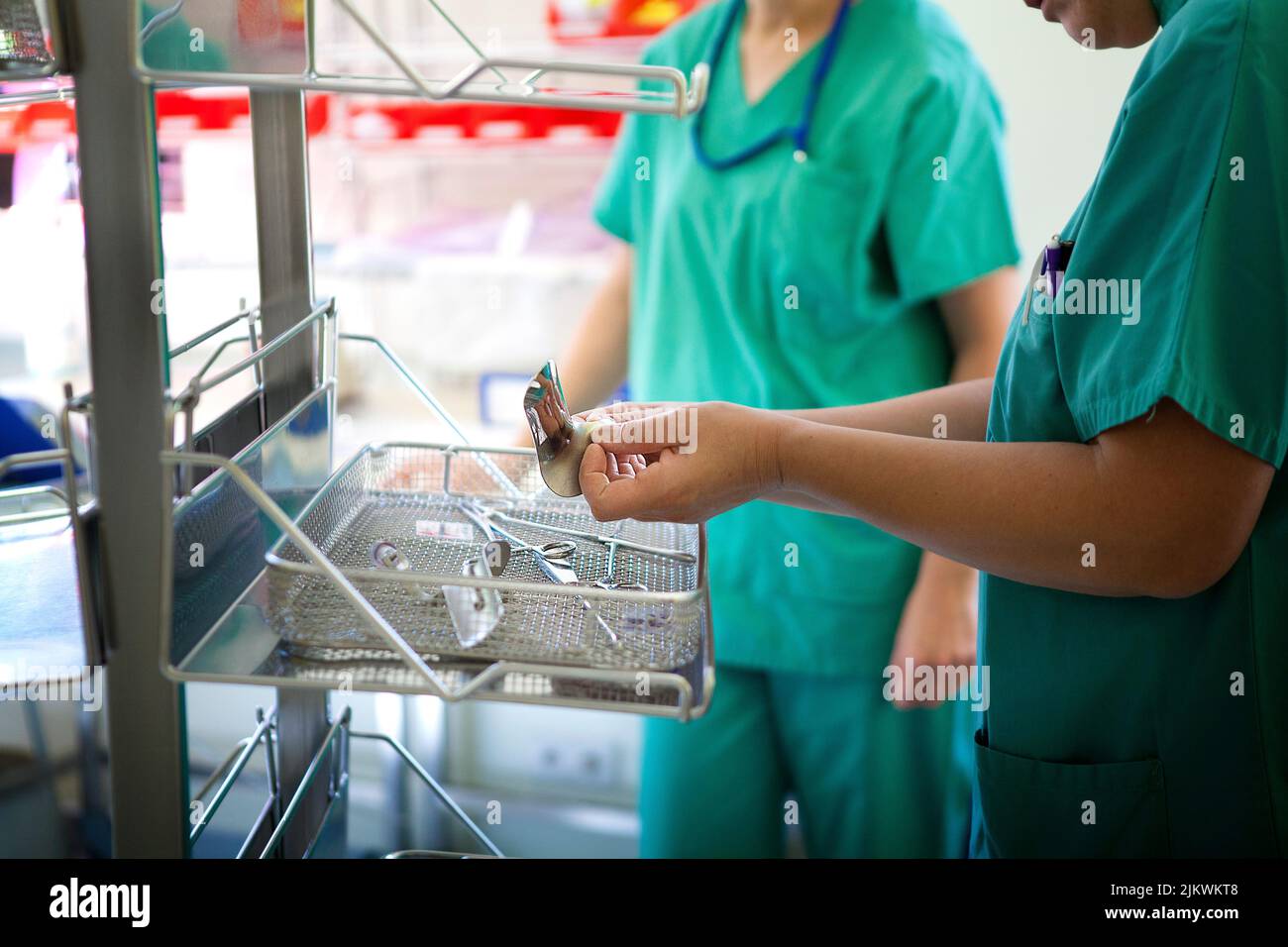 Before sterilization of surgical instruments, a nursing assistant ...