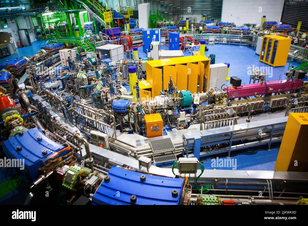 View Of The Synchrotron Or Circular Particle Accelerator Of A