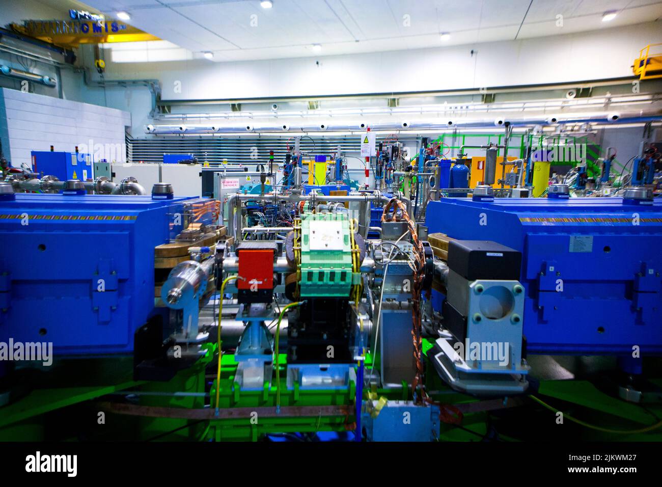 View Of The Synchrotron Or Circular Particle Accelerator Of A