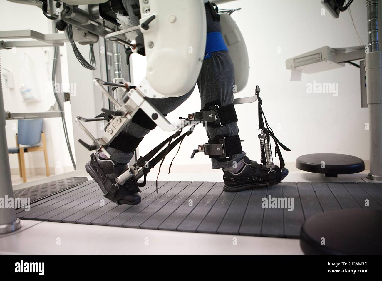 Gait training by robotic assistance to facilitate rehabilitation ...