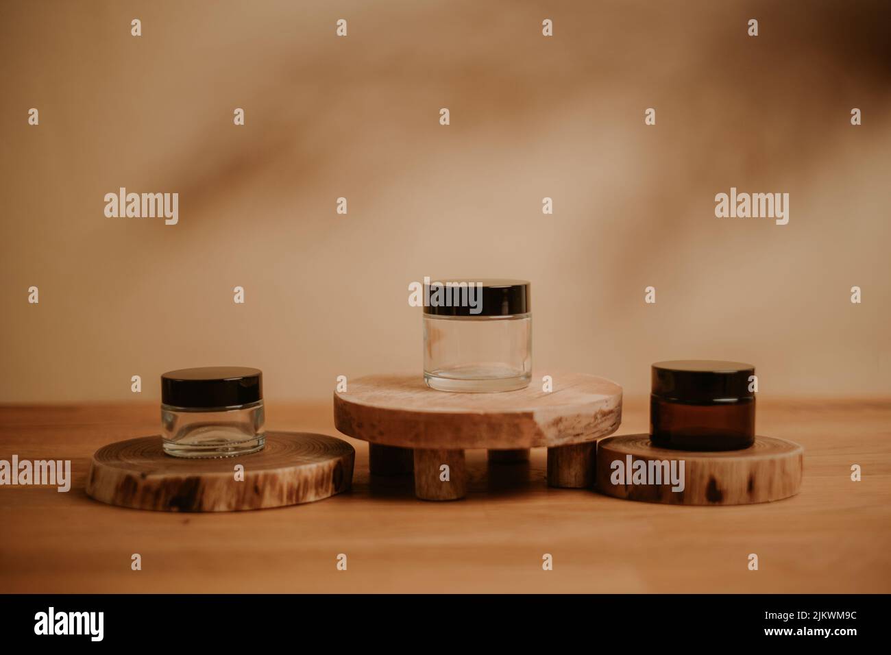 Dark wooden platforms hi-res stock photography and images - Alamy