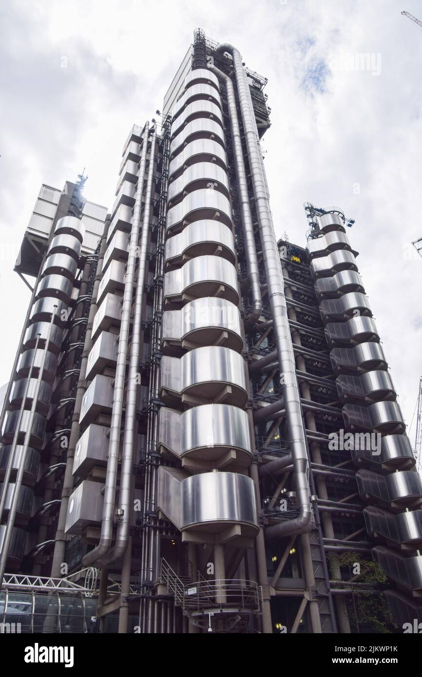 General view of the Lloyd's Building, the headquarters of Lloyd's Of ...