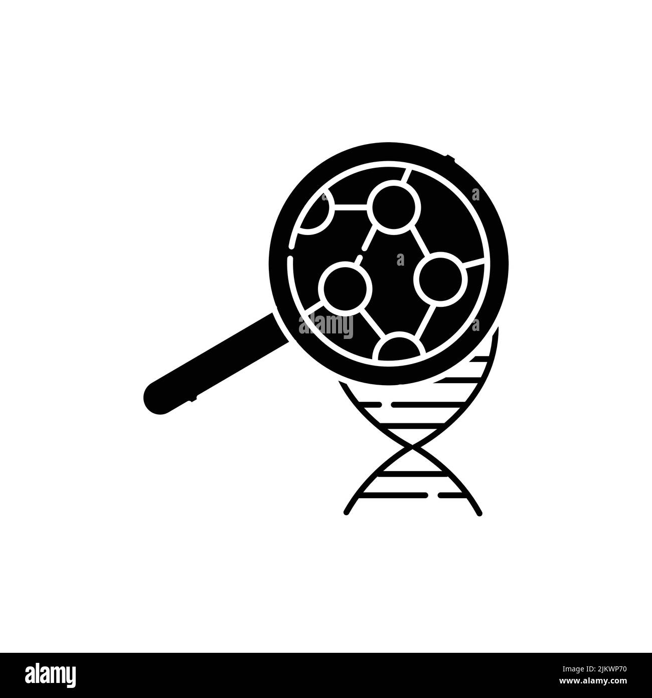 Molecular biology olor line icon. Pictogram for web page, mobile app, promo. UI UX GUI design ...