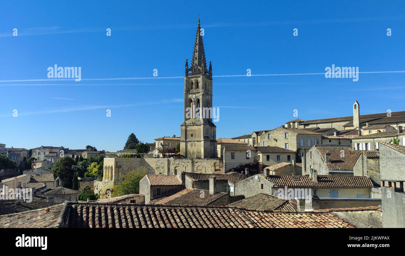 Bell Tower and Roofs of Saint Emilion - Unesco World Heritage ...