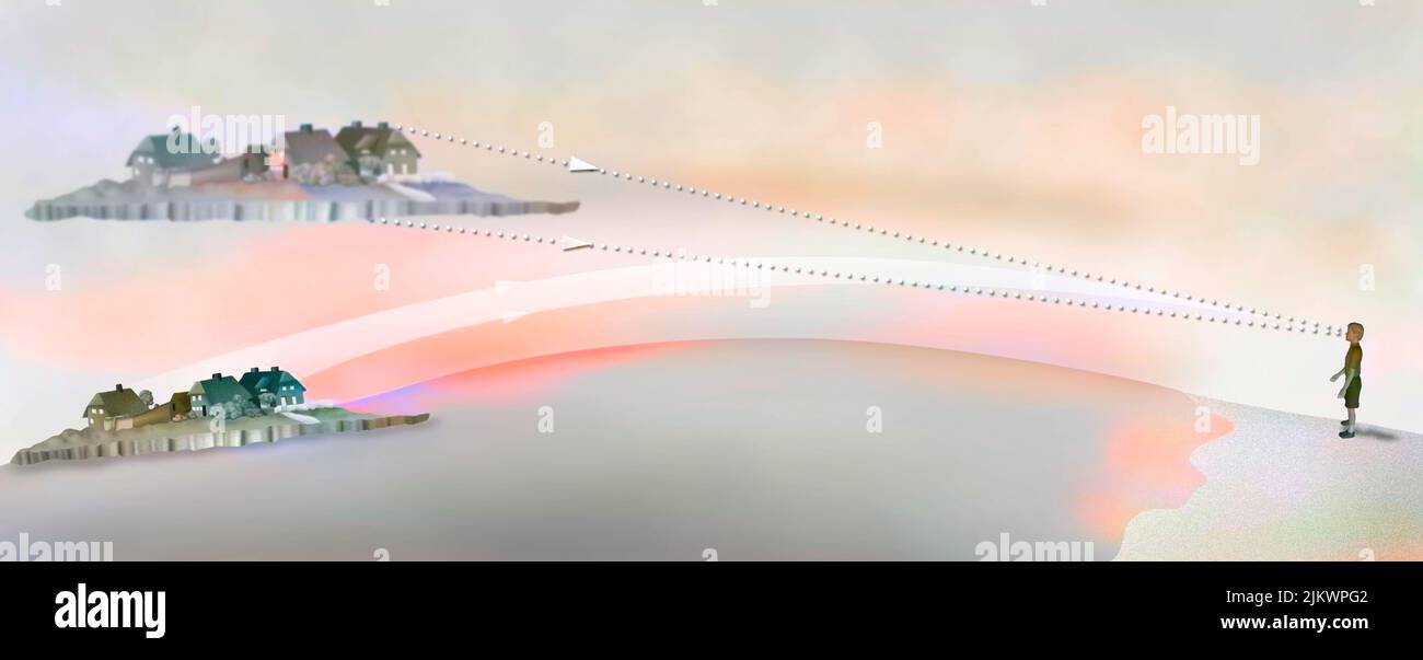 Optical illusion drawing hi-res stock photography and images - Alamy