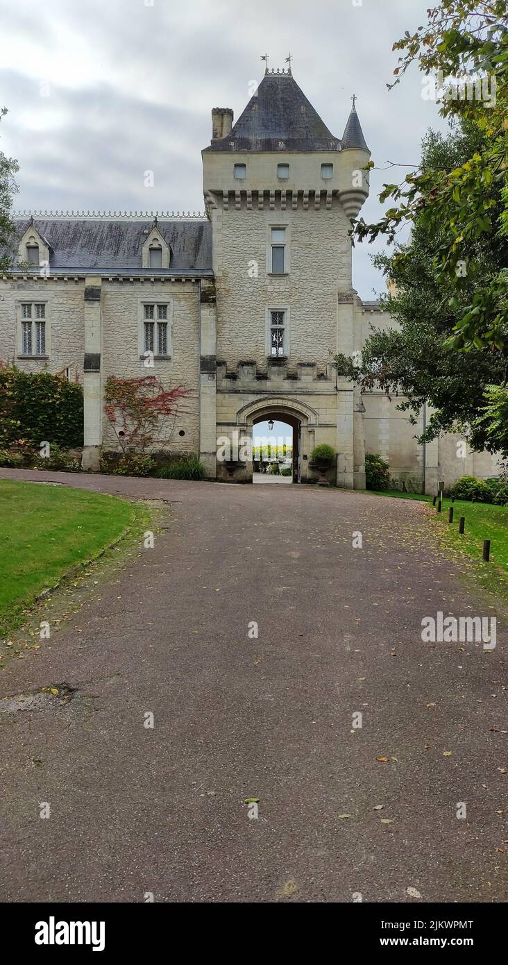 Chateau de la Riviere in the Fronsac region of Bordeaux, France Stock ...