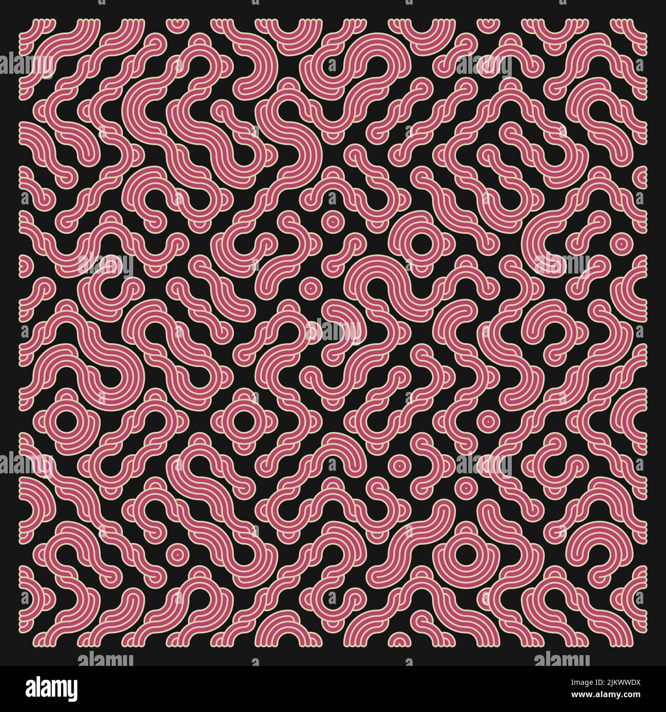 Random color rounded truchet tiling illustration Stock Vector Image ... Random color rounded truchet tiling illustration Stock Vector Image ...