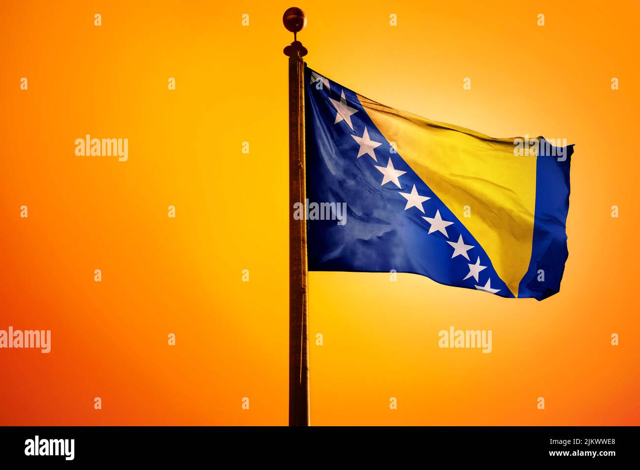 Blue triangle flag hi-res stock photography and images - Alamy