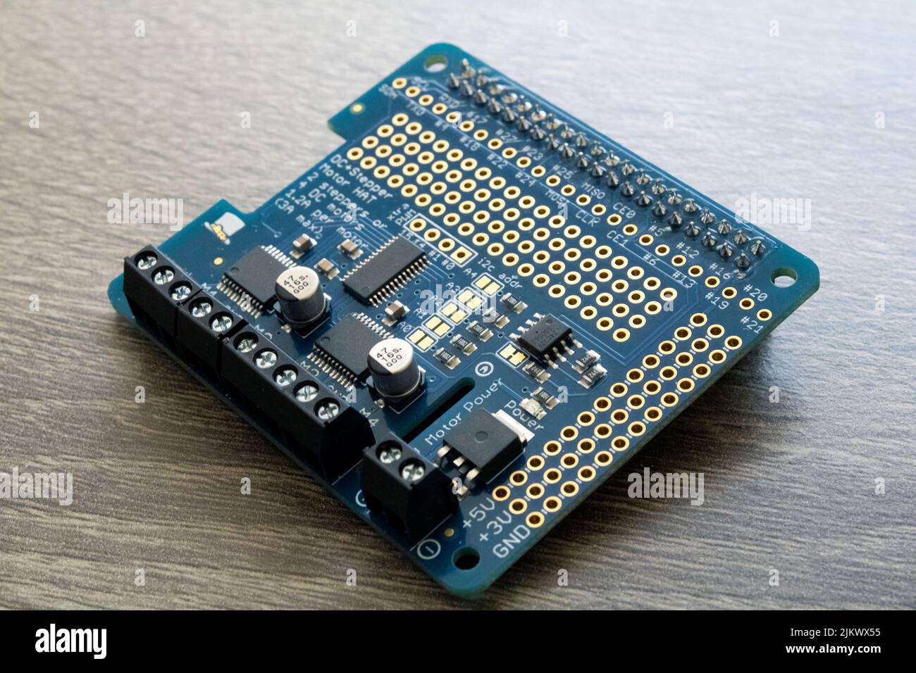 MotorHAT for Raspberry Pi to Run DC Motors for electrical engineering ...