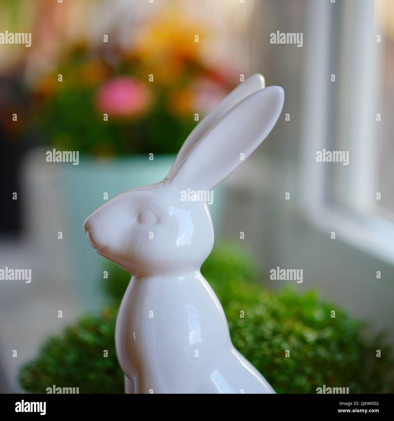 White easter bunny hi-res stock photography and images - Alamy